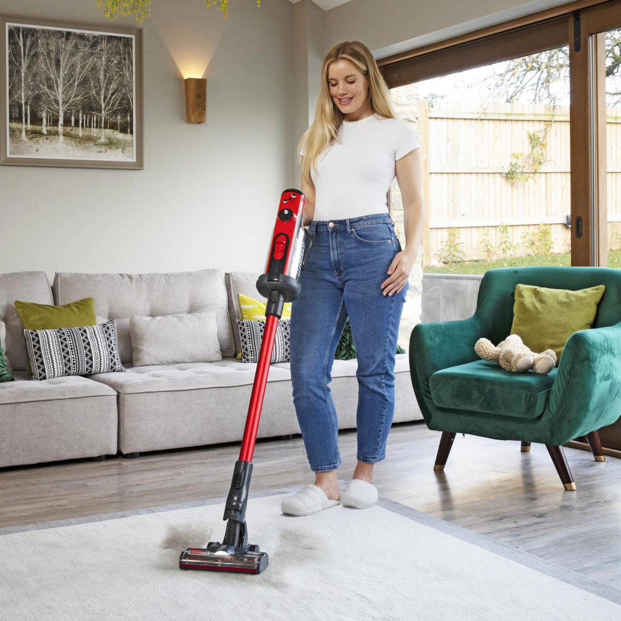 Numatic Henry Quick Cordless Vacuum Cleaner | Red | '916177'