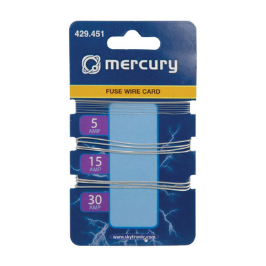 Mercury Fuse Wire Card | 5A, 15A & 30A