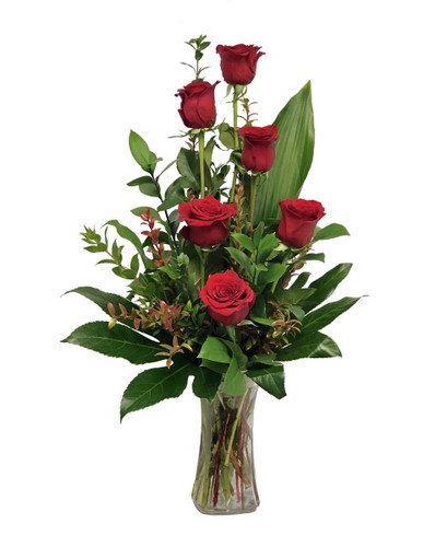 Classic Half Dozen | Rose & Blossom | Local Spokane Valley Florist