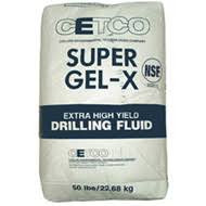 Cetco Super Gel-X High Yield 200 mesh Bentonite 50lb Bag - ECT ...