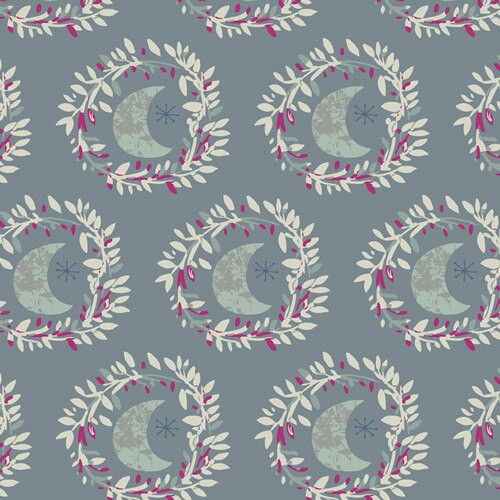 Blue Purple moon, Art Gallery fabric | Broadway Fabric