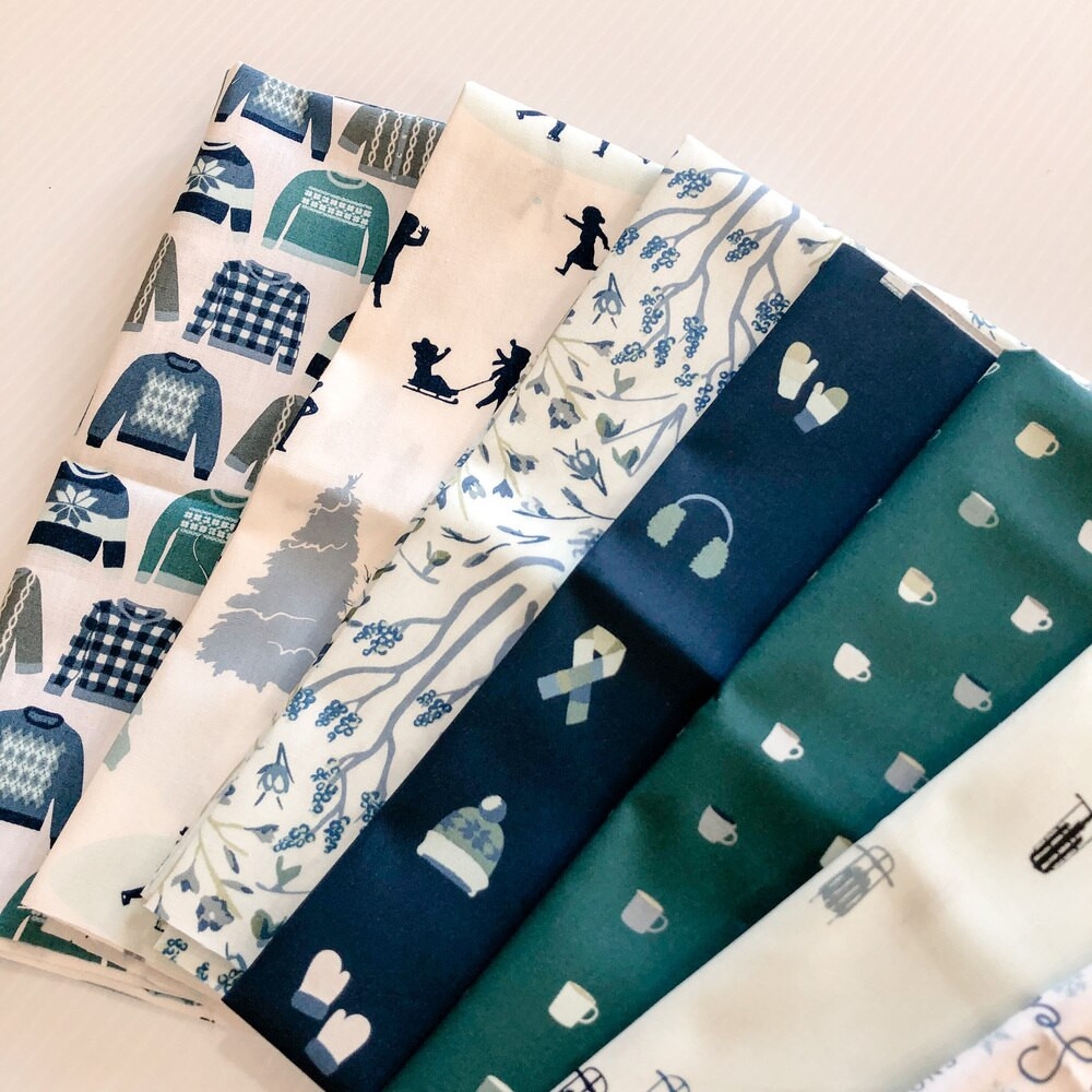 Snow Day Fabric Bundle quilt cotton | Broadway Fabric