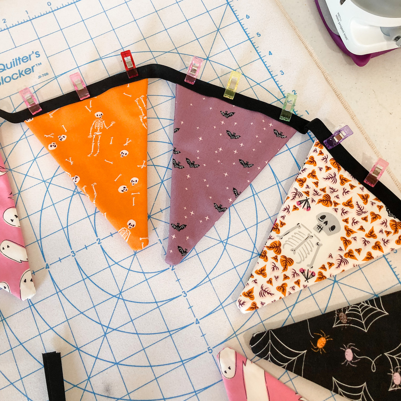 Scrunchie Project Box Kit - fabric set for 10 scrunchies project kit