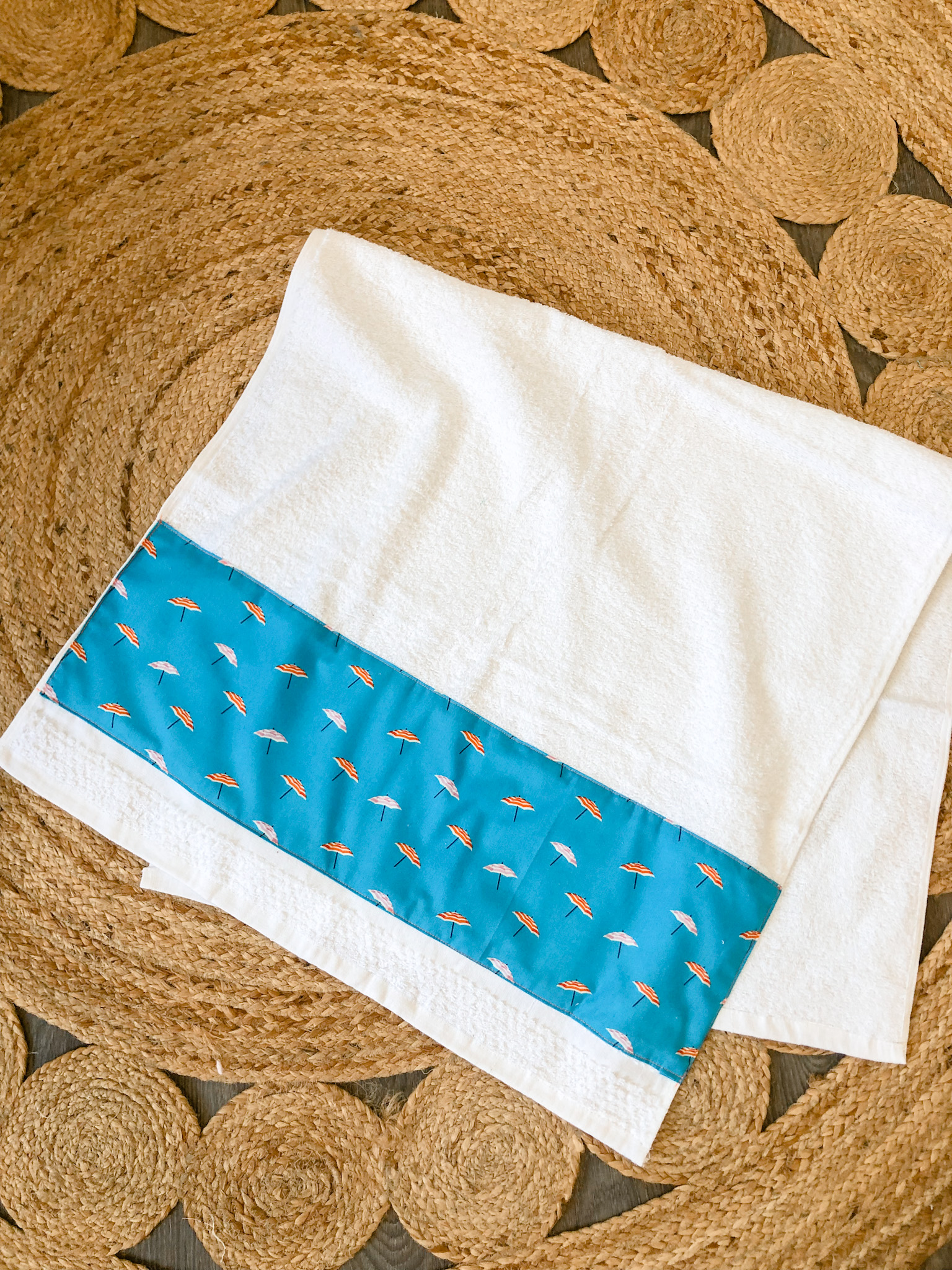 Summer Project: DIY Embellished Pool Towel - Broadway Fabrics