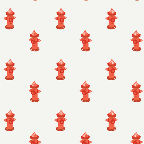 Red Fire Hydrant dog quilt | Art Gallery Fabrics | Broadway Fabrics