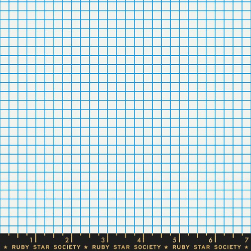 Graph paper grid fabric - Ruby Star Society graph paper quilt cotton