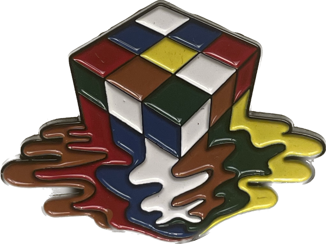 Rubik's Cube Pin | Lindenhaus Imports in Helen, Ga
