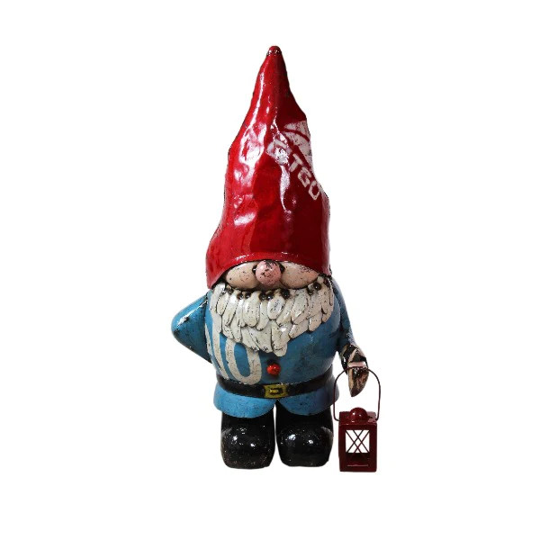 Upcycled Lionel the Garden Gnome Sculpture, 30" | Lindenhaus Imports