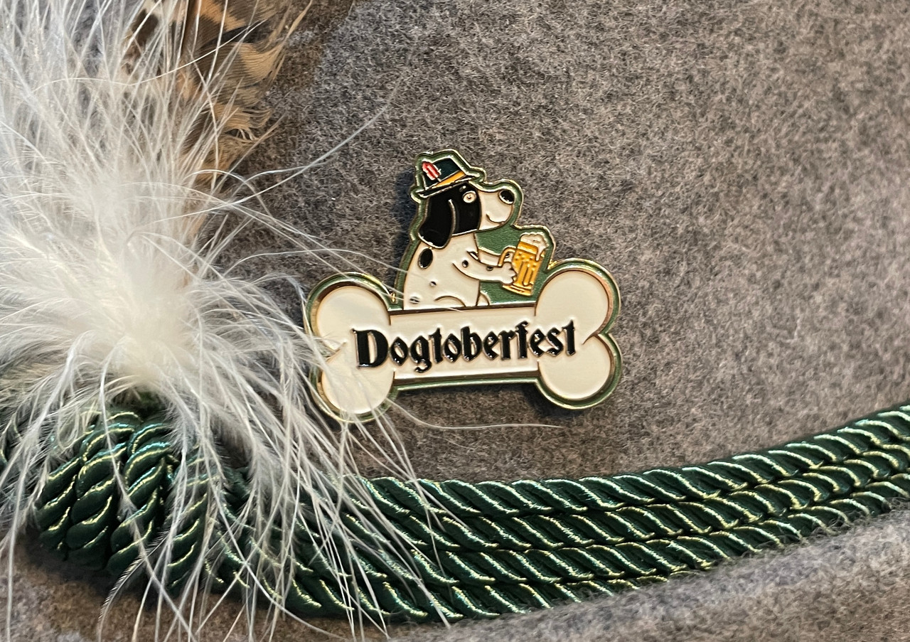 Bavarian Dogtoberfest Enamel Hat Pin | Lindenhaus Imports