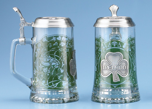 Ireland Heritage Glass Beer Stein 5930 | Lindenhaus Imports