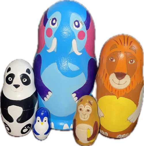 Nesting Dolls - Animals - Lindenhaus Imports