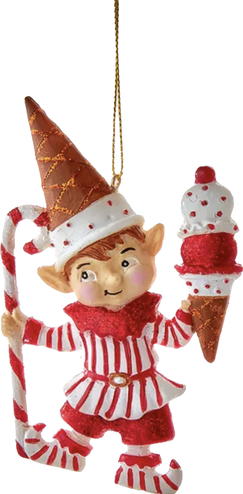 Kurt S. Adler™ Peppermint Elf Ornament D4113 | Lindenhaus Imports