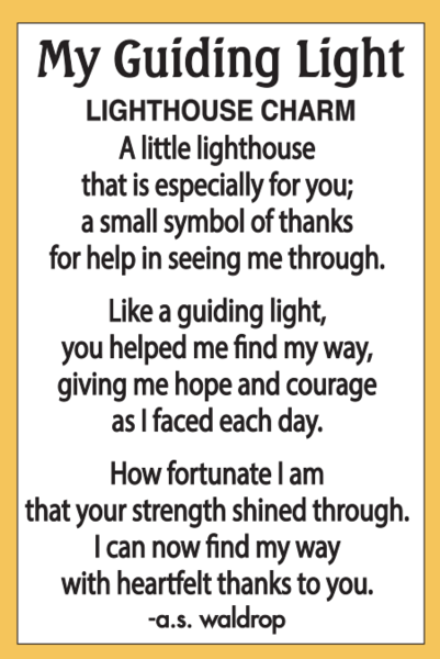 Motivational Charm - My Guiding Light | Lindenhaus Imports