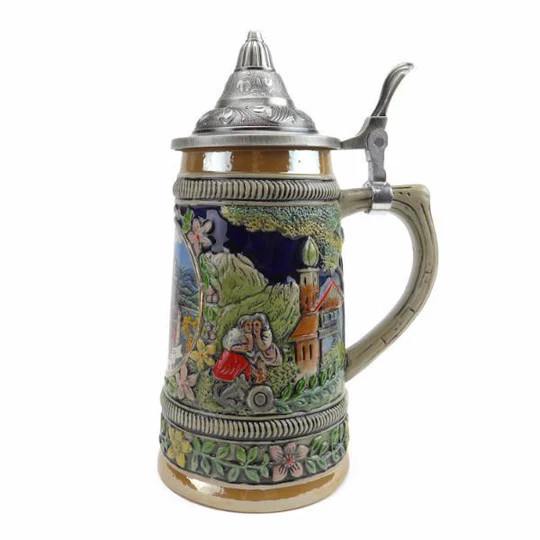 'Neuschwanstein-Germany' Ludwig's Castle Beer Stein S4555 | Lindenhaus ...