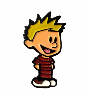 Calvin from 'Calvin & Hobbes' Comics Enamel Pin HP-40 | Lindenhaus Imports