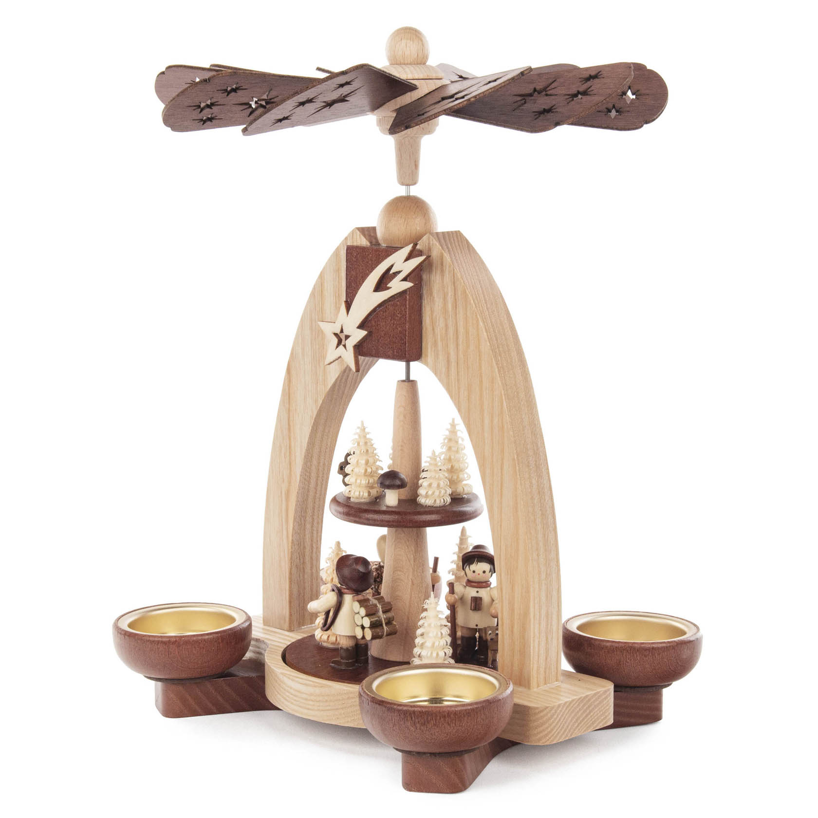 2-Tier Forest Figures German Pyramid | Lindenhaus Imports
