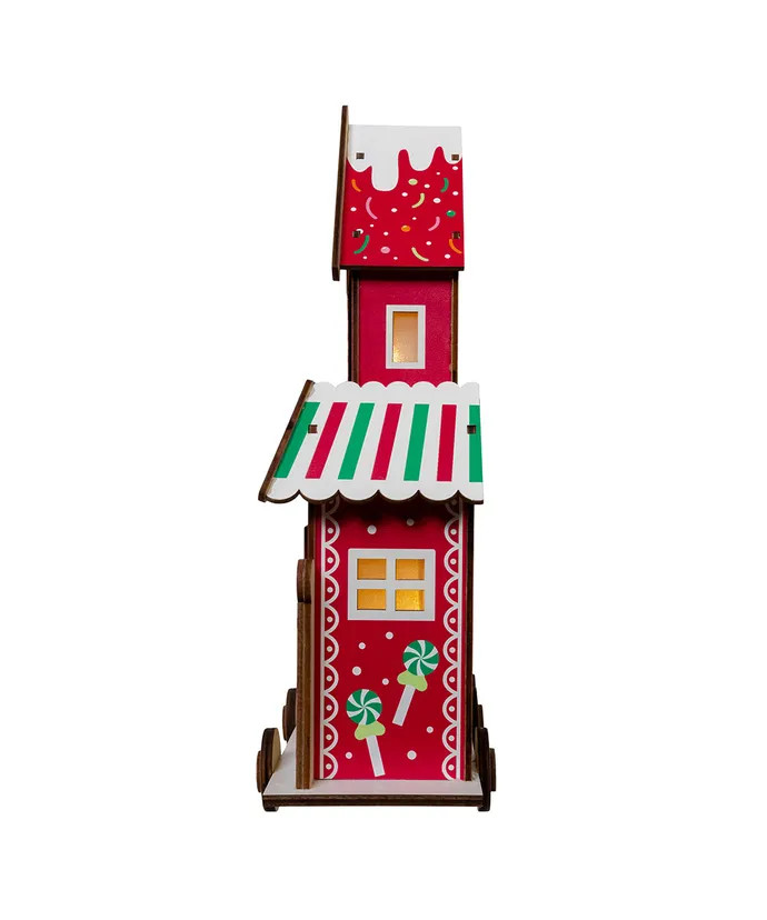 Kurt S. Adler™ LED Light-Up Wooden Christmas Train Centerpiece JEL 1052 ...