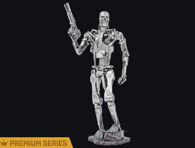 The Terminator™ T-800 Endoskeleton Premium Series Metal Earth 3D Model ...