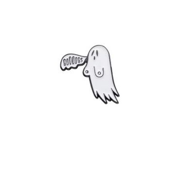 'BOOOOBS' Ghost Enamel Pin HP-37 | Lindenhaus Imports