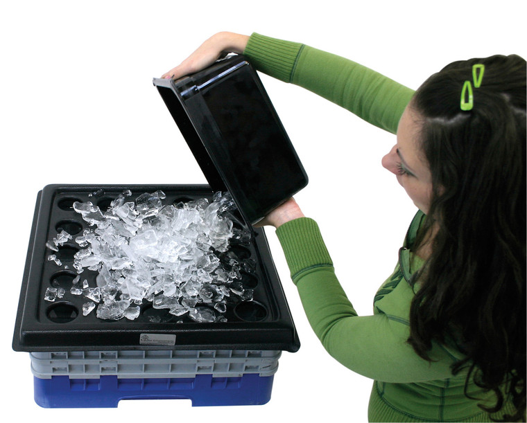 Buffet Enhancements Water Glass Rack Ice Filler, Fits 25 Glass Rack