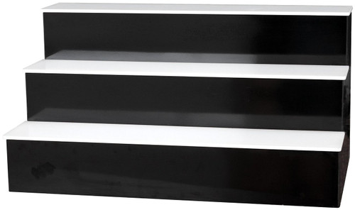 Buffet Enhancements Bar Back Riser, 3-Step, Teak Finish - Pro ...