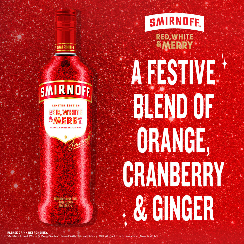 Smirnoff Red White & Merry Limited Edition Vodka
