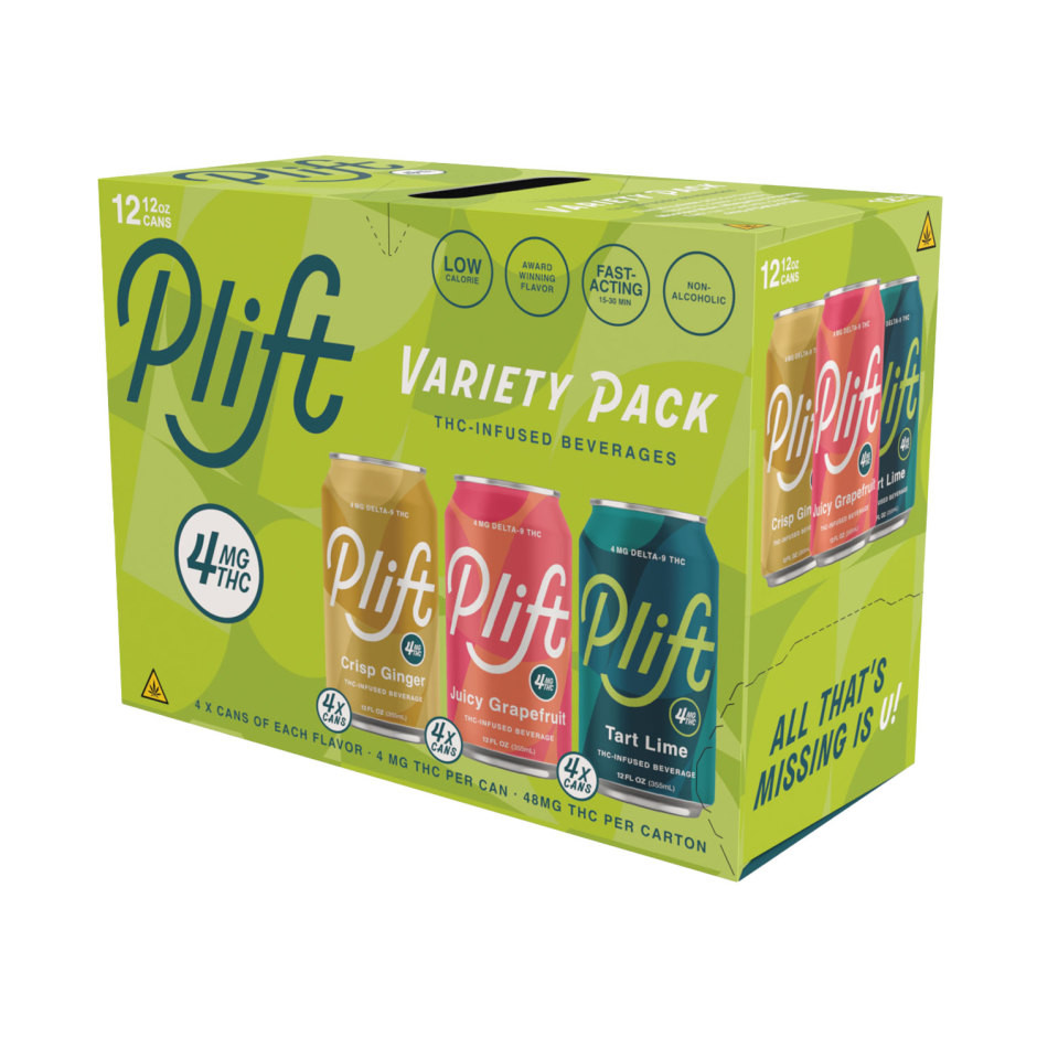 Plift D9 THC 4mg Variety Pack