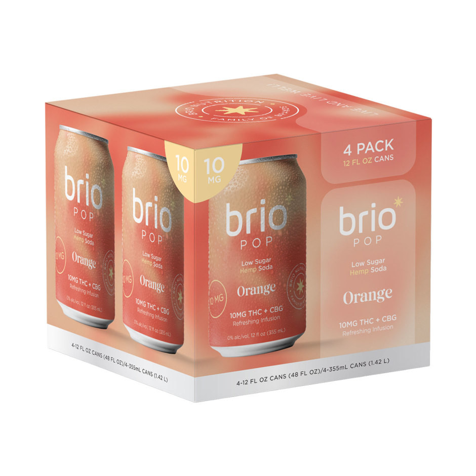 Brio POP THC 10mg Orange