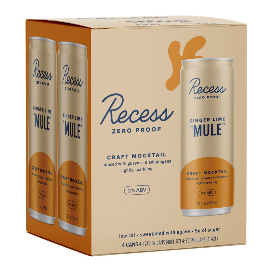 Recess Zero Proof Ginger Lime Mule Mocktail
