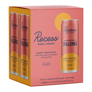 Recess Zero Proof Grapefruit Paloma Mocktail