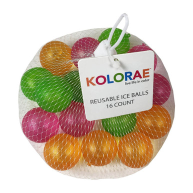 Kolorae Reusable Ice Balls 16 Count