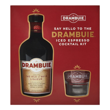 Drambuie Scotch Whisky Liqueur with Glass