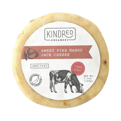Kindred Creamery Sweet Fire Mango Jack Round Cheese