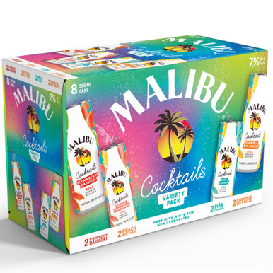 Malibu Ready to Drink Cocktail Variety Pack