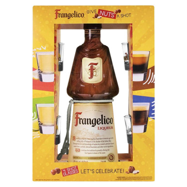 Frangelico Liqueur with Glasses