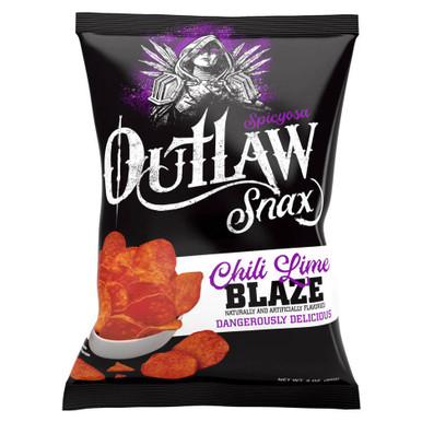 Outlaw Snax Chili Lime Blaze Tortilla Chips