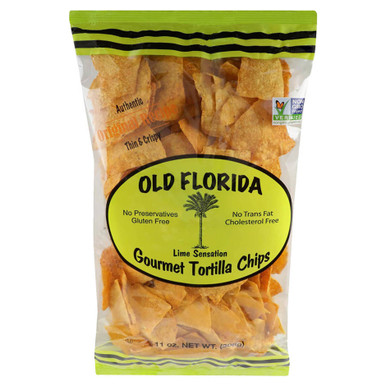 Old Florida Lime Flavored Tortilla Chips