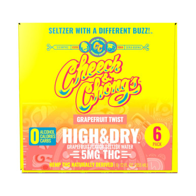 Cheech and Chongs D9 THC 5mg High and Dry Grapefruit Twist