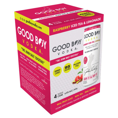 Good Boy Raspberry Iced Tea Lemonade Vodka Cocktail