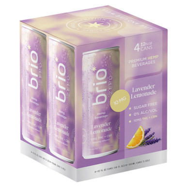 Brio Zero THC 10mg Lavender Lemonade