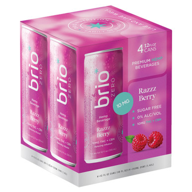 Brio Zero THC 10mg Razzz Berry