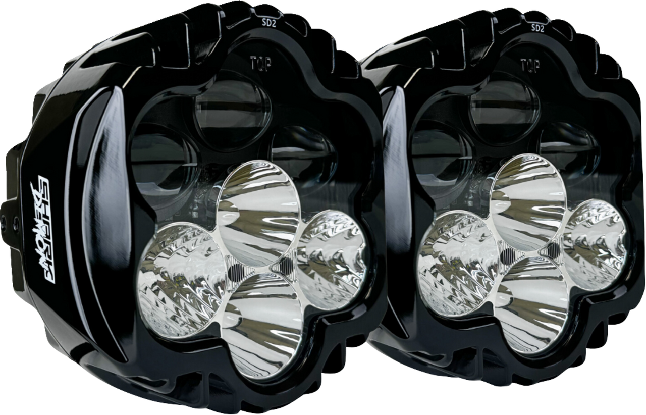 Custom Dynamics Shark Demon 2 Headlight - Road Glide (#SD2-RG-WW ...