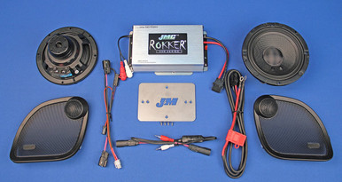 JMC ROKKER Stage6 Audio KIT 400w Amp & 6.71 Speakers 15-23 Harley ...