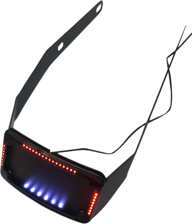 Cycle Visions CV4657B - License Plate Frame & Mount with Signals - FLSB ...