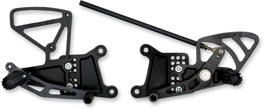 Vortex Rearset - R1 - Black - Direct Cycle Parts