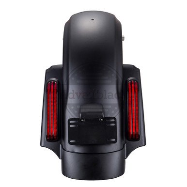 AdvanBlack Denim Black CVO Style Rear Fender System For 09-13 Harley ...