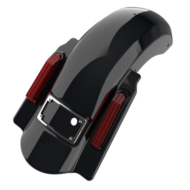 Advanblack No Cutout Midnight Pearl Dominator Stretched Rear Fender For ...