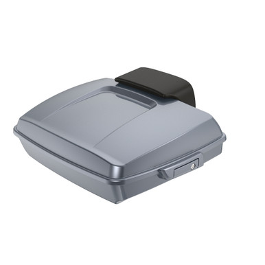 Gauntlet Grey Metallic Razor Tour Pack Pad Luggage Trunk For '97-'23 ...