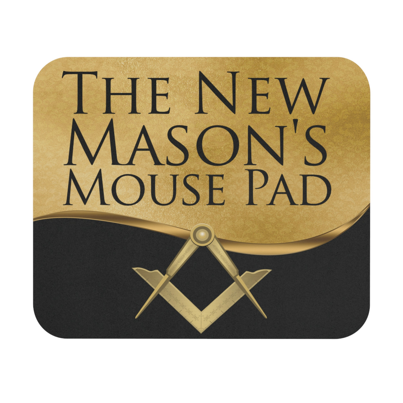 The New Mason's Black Mouse Pad (Rectangle) - Cornerstone Book Publishers