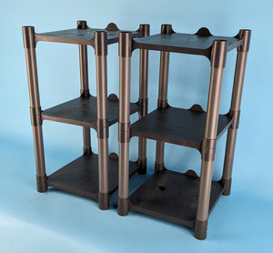 LOT OF 2 ULINE H-1583 CARBOY RACKS: 3 shelf (Used)